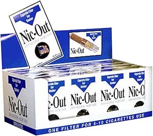 Amazon.com: Nic-Out Cigarette Filters For Smokers, 30 Filters - 20 ...