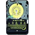 Intermatic T104 Electromechanical Timer, 208-277 V, 40 A, 1-23 Hr, 1-12 ...
