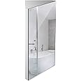 Amazon.com: DANGJIN Wall Mount Corner Medicine Cabinet with Mirror, 24.2” x 12.8" Inch Bathroom ...