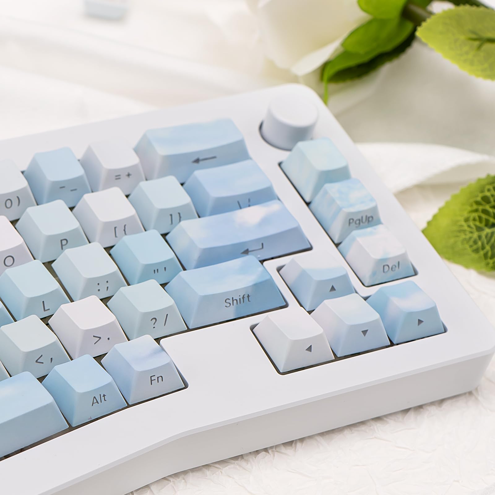Mua Keycaps 130 Keys, Side Print Keycaps Shine Through Keycaps Set ...