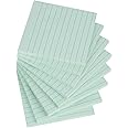 Amazon.com : Vanpad Lined Sticky Notes 4x4 Inches, Grayish Green Ruled ...