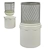 Cotonlake 1.5 inch Stainless Steel Filter Cover Connected to 1.5 inch ...