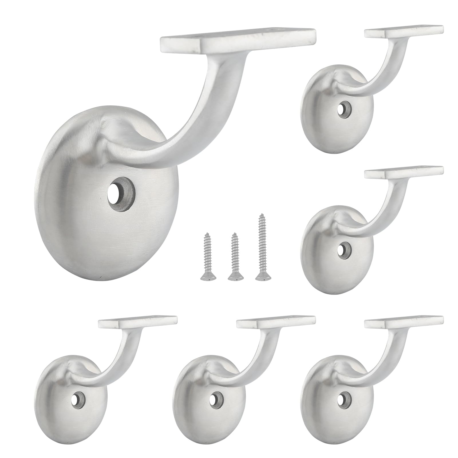 HOME MASTER HARDWARE Hand Rail Brackets, Stair Railing Bracket Heavy ...