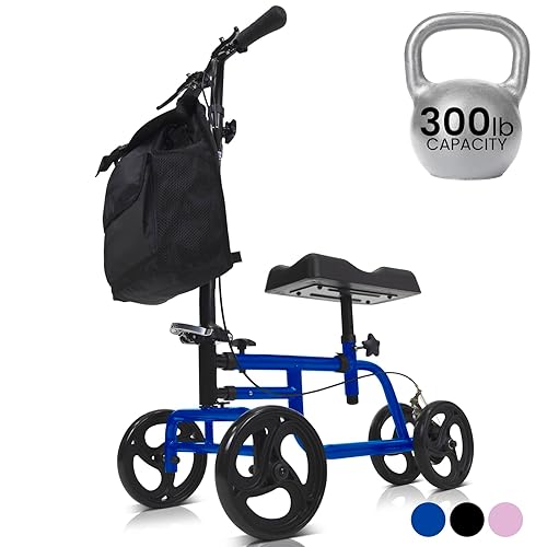 Vive Mobility Knee Scooter for Broken Foot & Injuries - 4 Wheel ...
