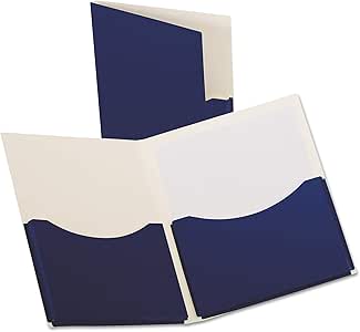 Amazon.com : Oxford Double Stuff Laminated Twin-Pocket Folder : Office ...