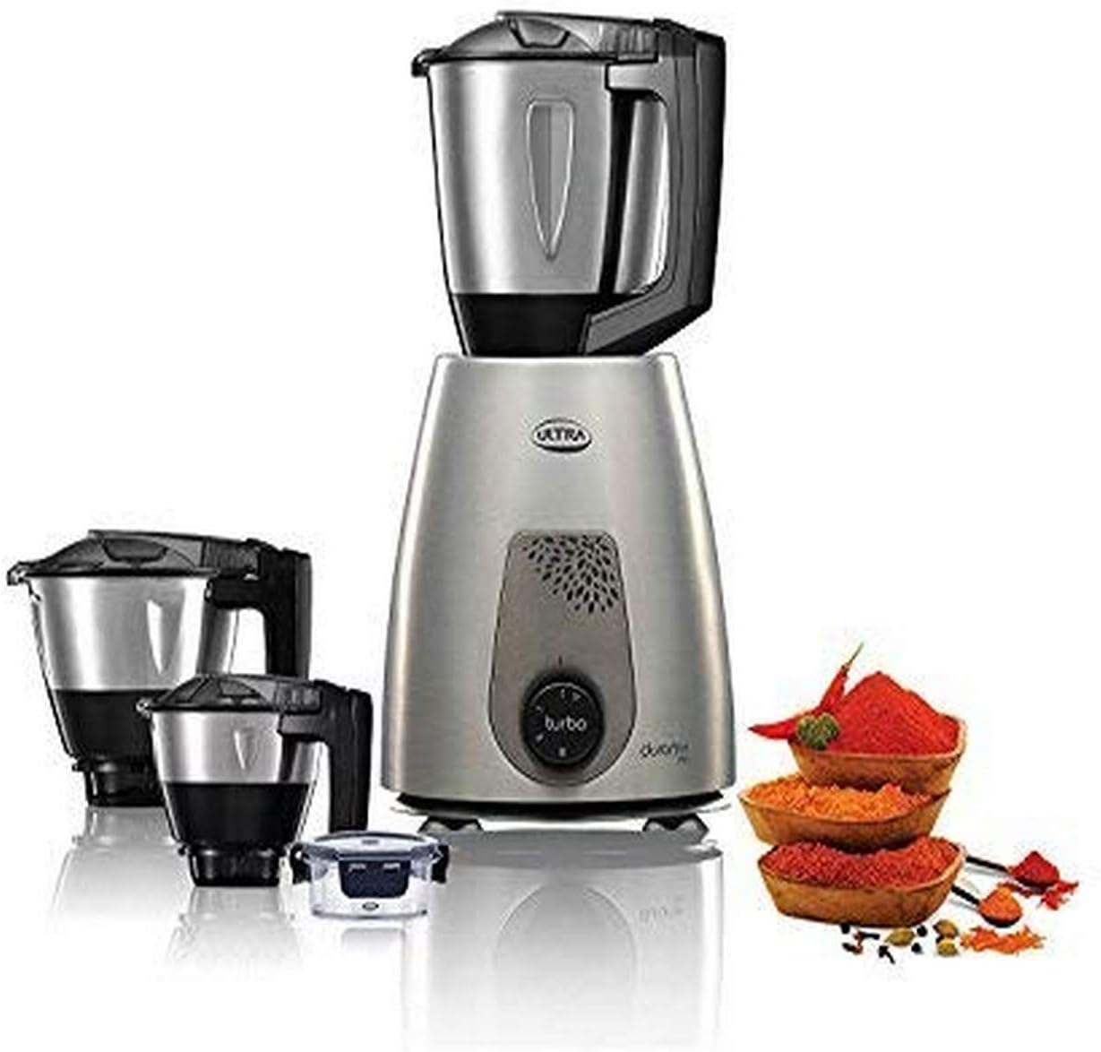 Elgi Ultra DuraMix Silver Mixer Grinder, Stainless Steel: Amazon.co.uk ...