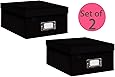 Amazon.com: Pioneer Jumbo Scrapbook Storage Box, Black, 14.75 Inch x 13 ...