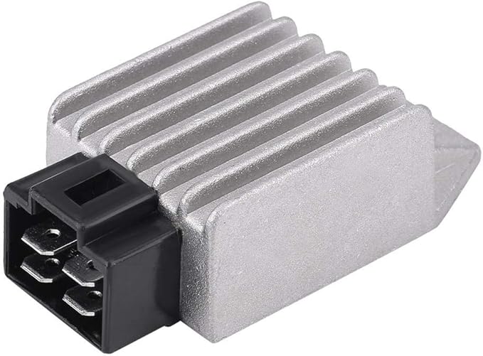 Amazon.com: Universal Voltage Regulator Rectifier, 4-Pin 12V Male Plug ...