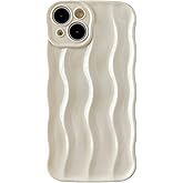 Amazon.com: Caseative for iPhone 13 Case,Water Ripple Pattern Curly Wave Shape Soft Phone Case ...