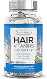 Hair Growth Vitamins with Biotin, DHT Blocker + 30 Other Minerals ...