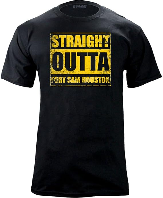 Original Straight Outta Fort Sam Houston T-Shirt | Amazon.com