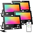 LED Flood Lights RGB Color Changing 100W Equivalent Outdoor, 15W ...