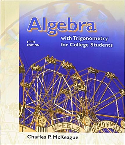 Algebra With Trigonometry for College Students (5th Edition) Solutions ...