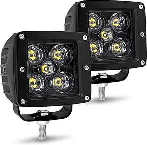 Amazon.com: LED Cubes, YCHOW-TECH 2PCS 3 Inch 100W LED Pods Light Bar ...