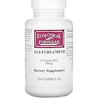 Amazon.com: Ecological Formulas Allithiamine (Vitamin B1), 50 mg, 250 ...