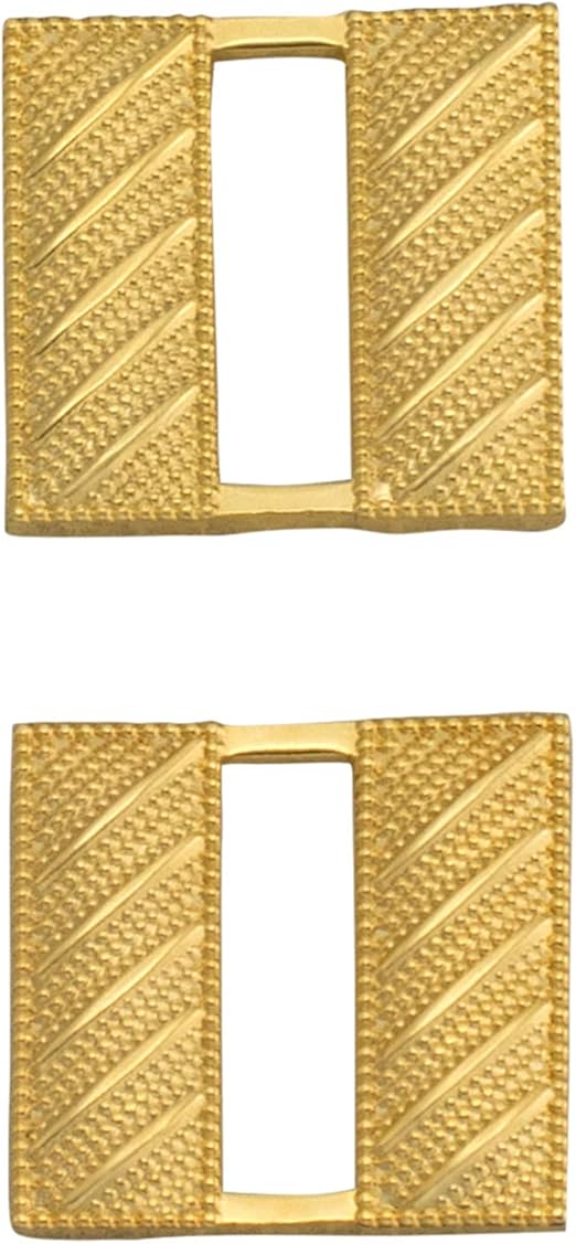 Amazon.com: Smith & Warren Small Captain bars Collar Brass Insignia ...