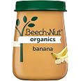 Amazon.com: Beech-Nut Organic Baby Food Jars, Organic Apple Puree ...