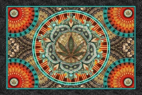 Amazon.com: 3D Marijuana Leaf Tapestry by Dan Morris: Handmade