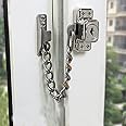 Amazon.com: Stainless Steel Window Chain Lock Guard Door Restrictor ...