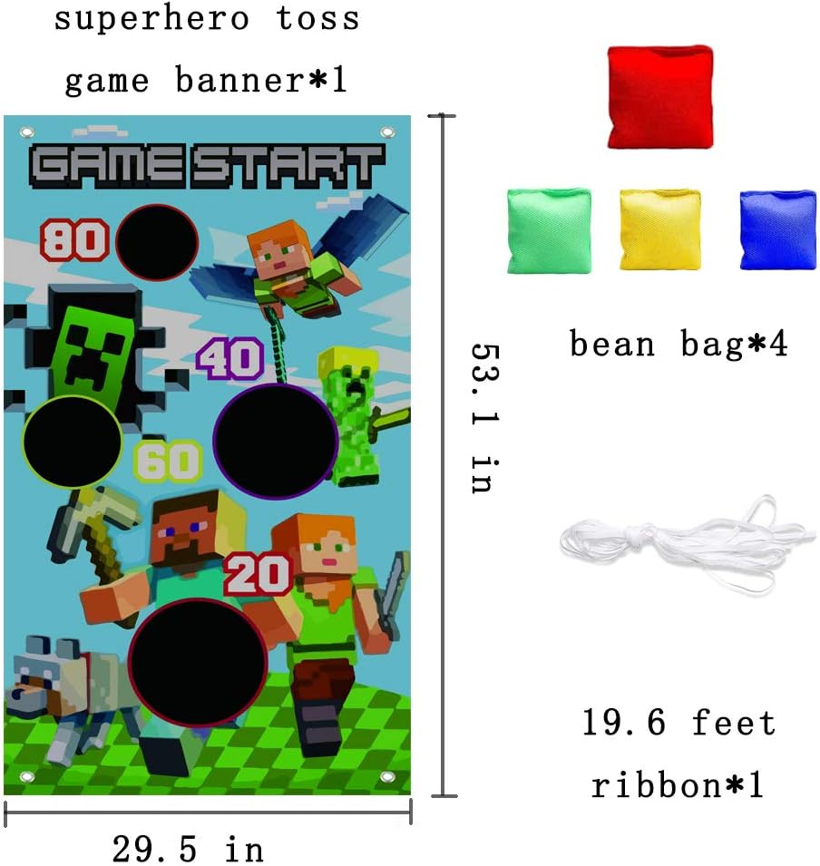 YNOUU my word toss game banner Minecraft Toss Games-Throwing Game ...