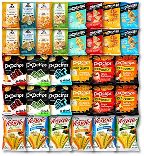 Healthy Chips And Popcorn Chips Variety Pack | Individual Snack Bags ...