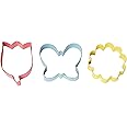 Amazon.com: Wilton Flower Cookie Cutter, Set of 3: Butterfly Cookie ...