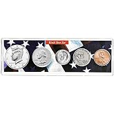 2013-5 Coin Birth Year Set in American Flag Holder Uncirculated at ...