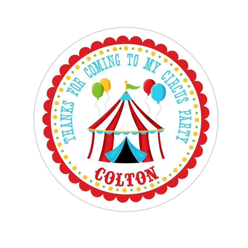 Amazon.com: Personalized Customized Birthday Party Favor Stickers ...