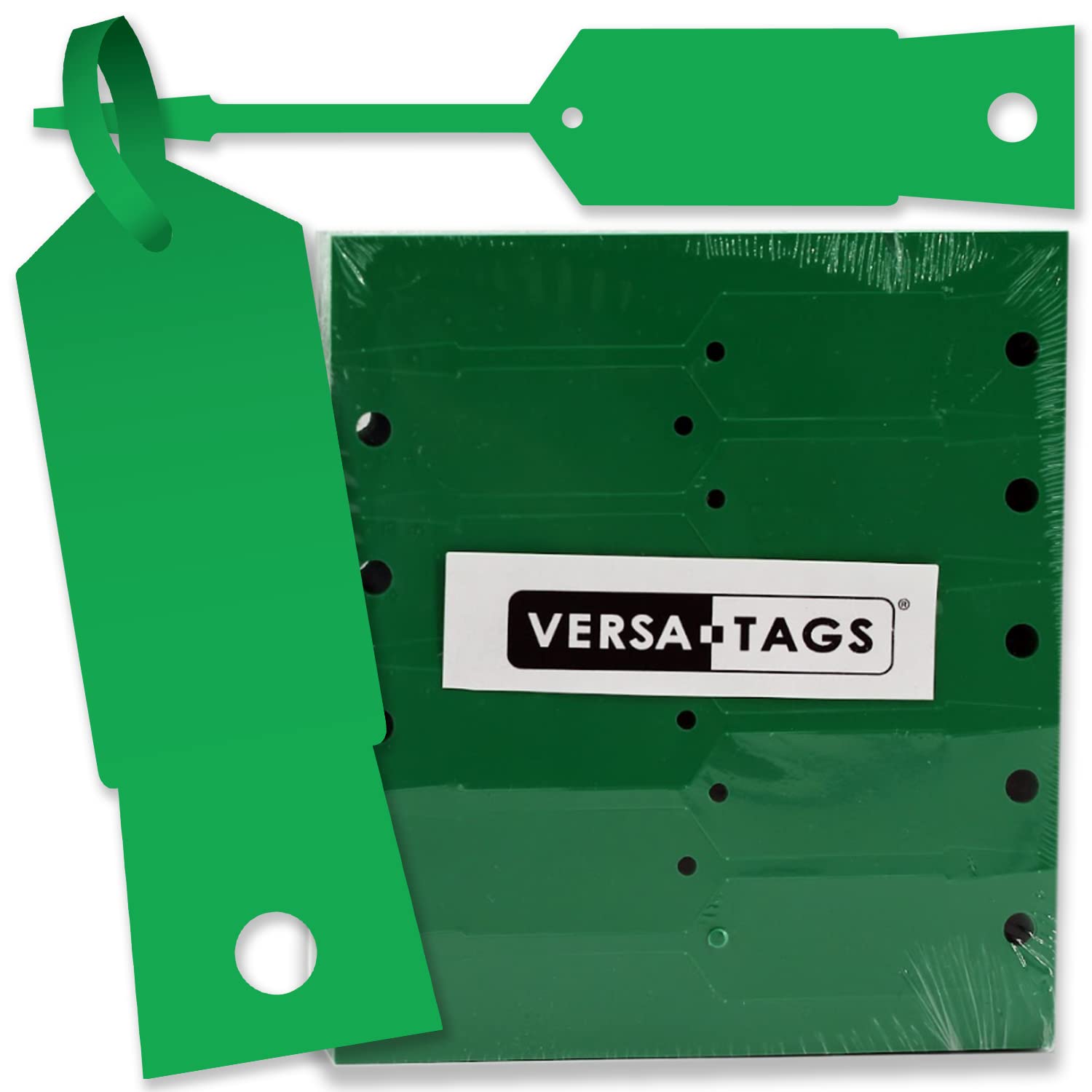 Green Self-Locking Arrow Key Tags (1,000 per Pack) Size 4 1/2" X 3/4 ...