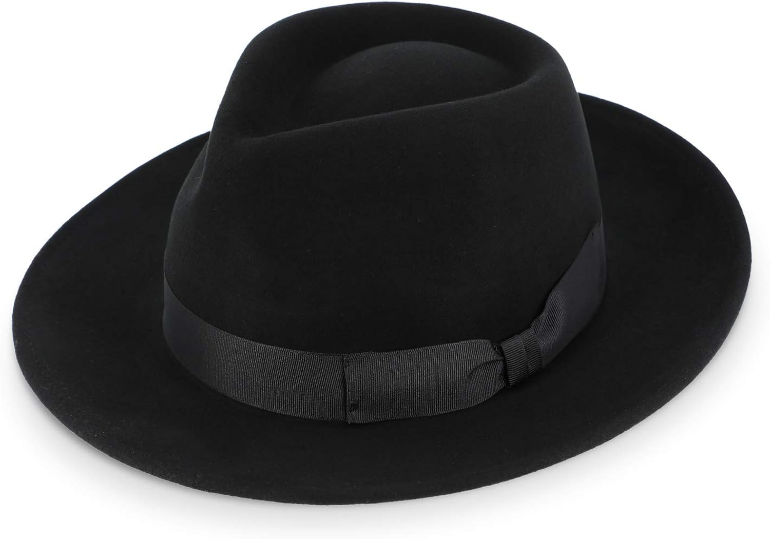 fiebig Cashmere Fedora Felt Hat Wool Felt Hat with Cashmere for Men and ...