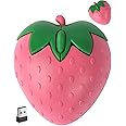 Amazon.com: Wireless Bluetooth Mouse Cute Pink Fruit Strawberry Shape ...
