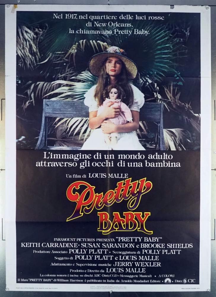 Pretty Baby (1978) Original Italian Poster (39x55) Folded Theater-Used ...