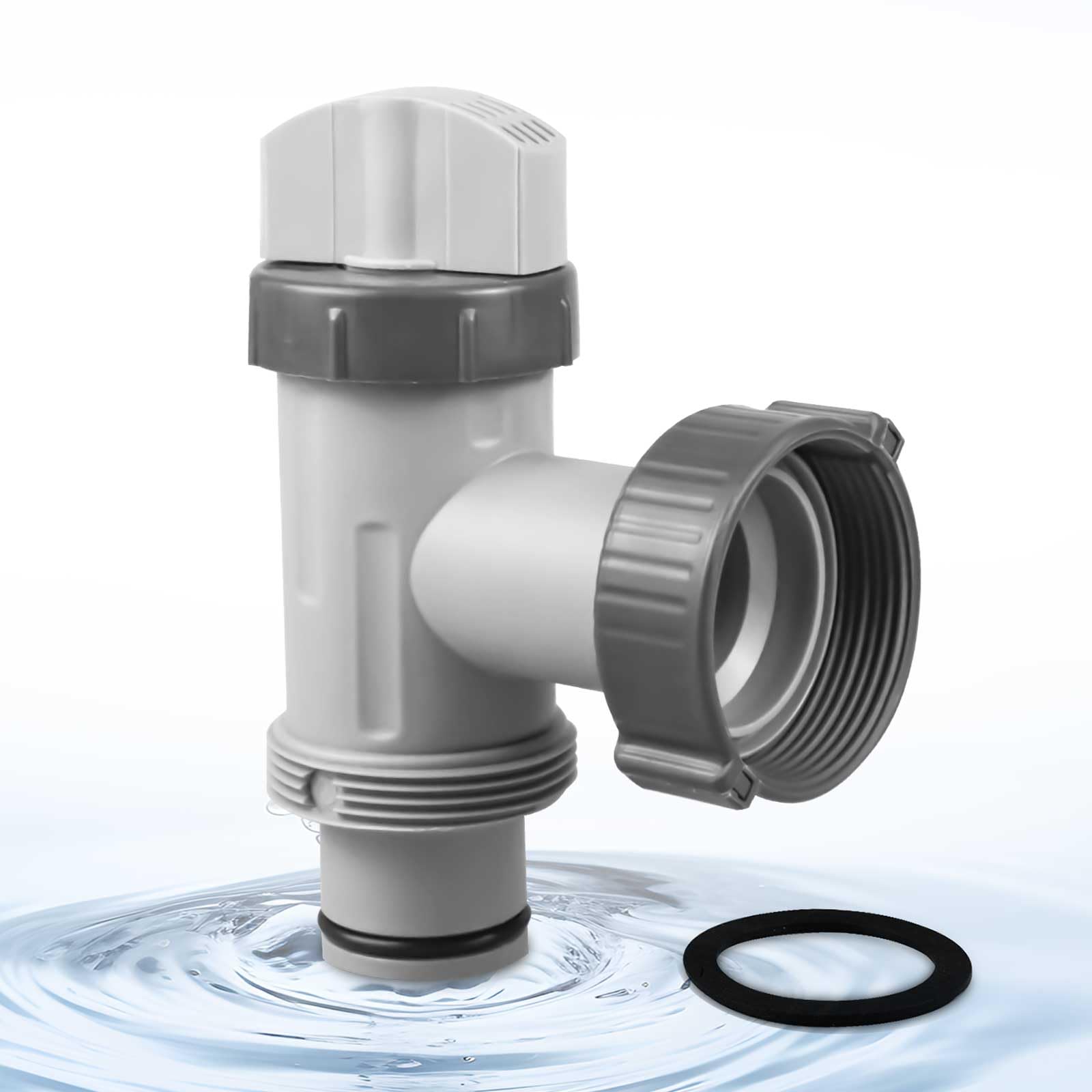 Plunger Valve with Gaskets & Nuts for Above Ground Pool Replacement ...