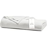 Amazon.com: BOLL & BRANCH Waffle Bed Blanket - Full/Queen, Pewter ...