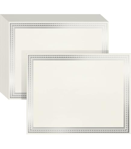 Award Certificates PaperDirect Premium - 50 Sheets, 8.5x11, 38lb White ...