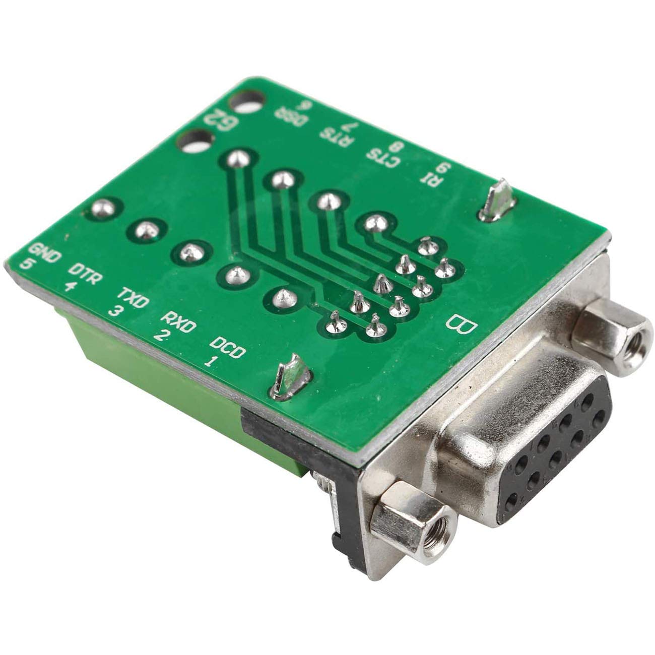 Mua abcGoodefg 5PCS DB9 Breakout Connector RS232 Serial 9 Pin Female Adapter Connector DB9 ...