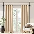 Amazon.com - Room Divider Curtain Rod, No Drilling Adjustable Space ...