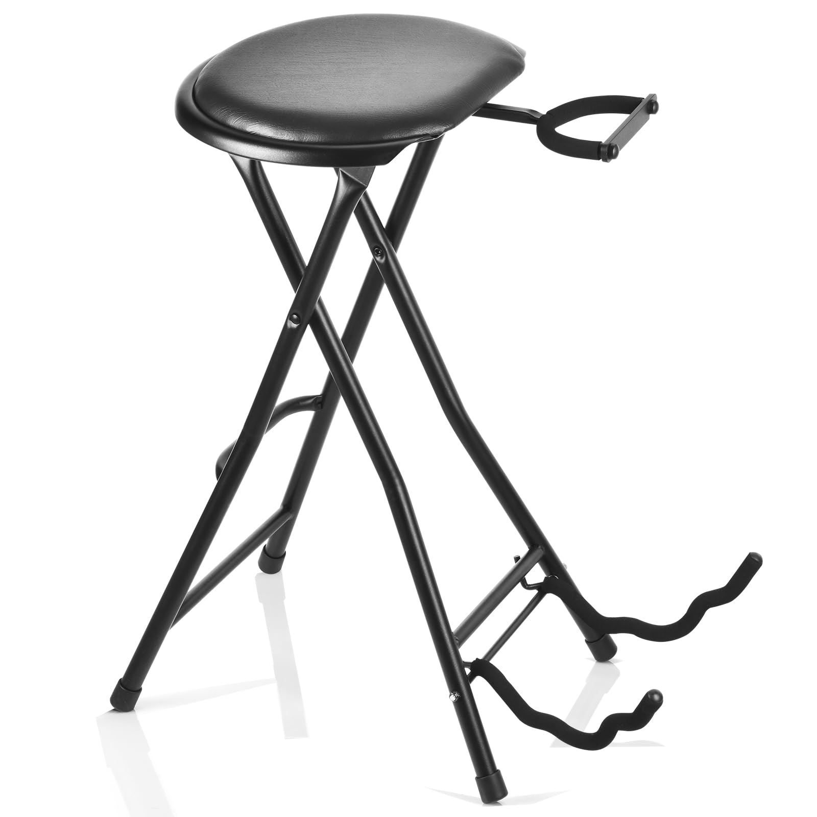 Mua Guitar Stool Seat, Foldable Guitar Chair with Guitar Hanger, Guitar ...