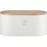 Amazon.com - Typhoon Living Bread Bin with Bamboo Lid, 16 x 33.5 x 18 ...