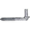Amazon.com: Wood Post Screw in Lag Screw Hinge 4-1/2" - Screw in Hinge ...