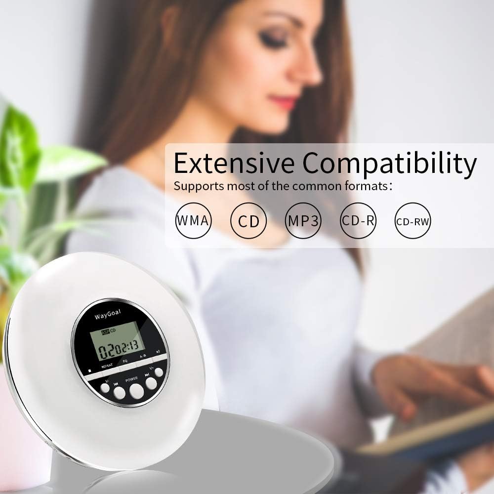 Personal CD Player, WayGoal Protable CD Player with Headphones Mini ...