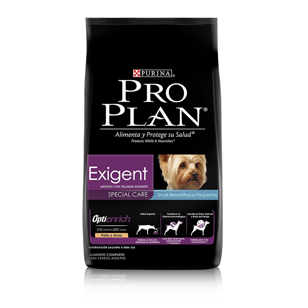 Pro Plan Exigent - Comida para perros de raza pequeña, adultos, 1 Kg ...