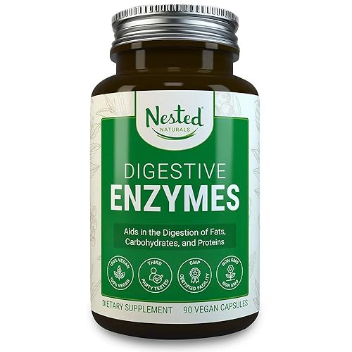 DIGESTIVE ENZYMES | 90 Vegan Capsules | Super Digestive Enzyme Daily ...