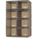 Amazon.com: SupBro Collection Crate - Easy Access Storage Shoes Box ...