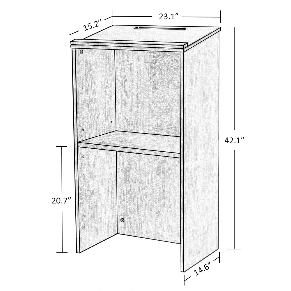 Mua Panana Podium Stand- Portable Podium Stand Hostess Stand Desk with ...