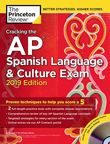 Cracking the AP Spanish Language & Culture Exam with Audio CD, 2019 ...