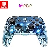 Amazon.com: PDP Afterglow Wave Enhanced Wireless Nintendo Switch Pro Controller, 8 Colors RGB ...