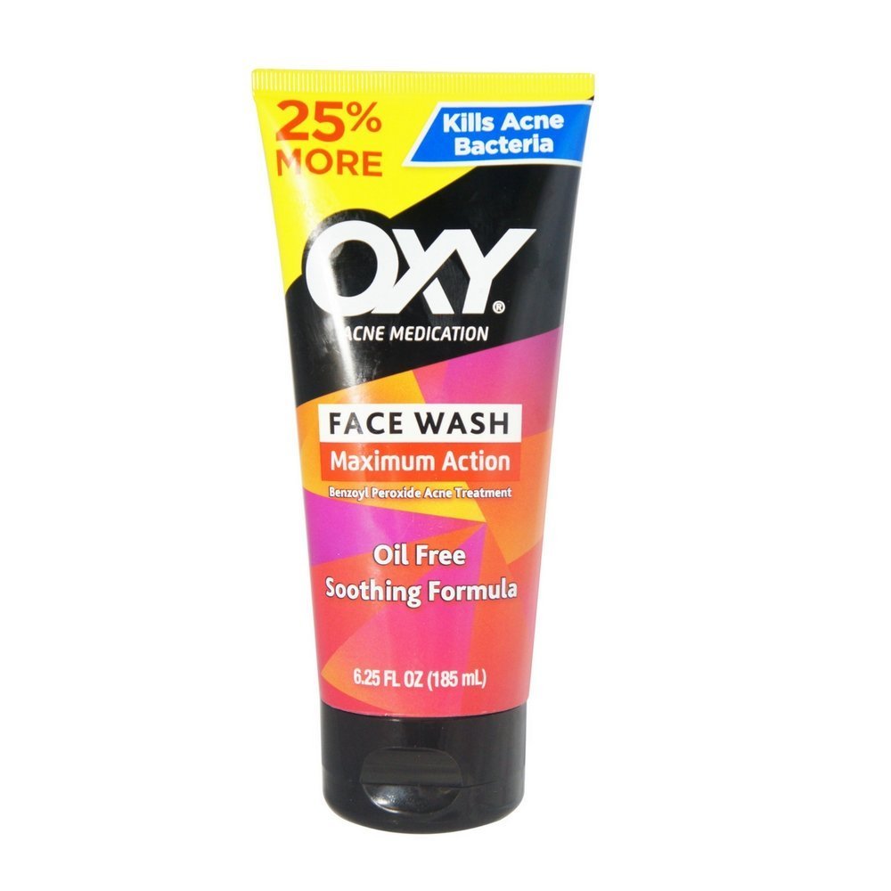Amazon.com: Oxy Maximum Action Sensitive Advanced Face Wash, 5 ounce ...