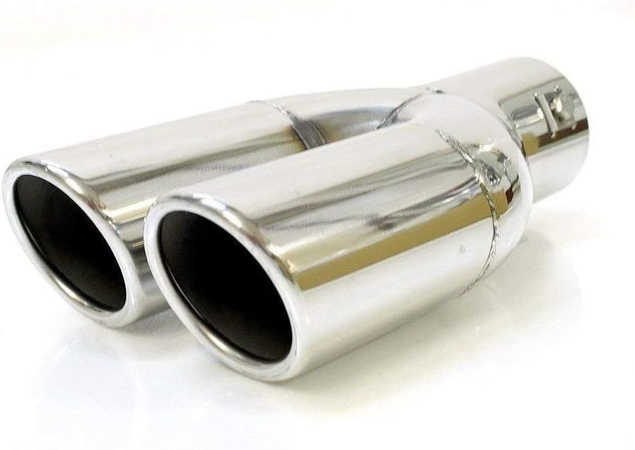 Autohobby 0040 Doppel Auspuffblende Auspuff Universal Schalldämpfer ...