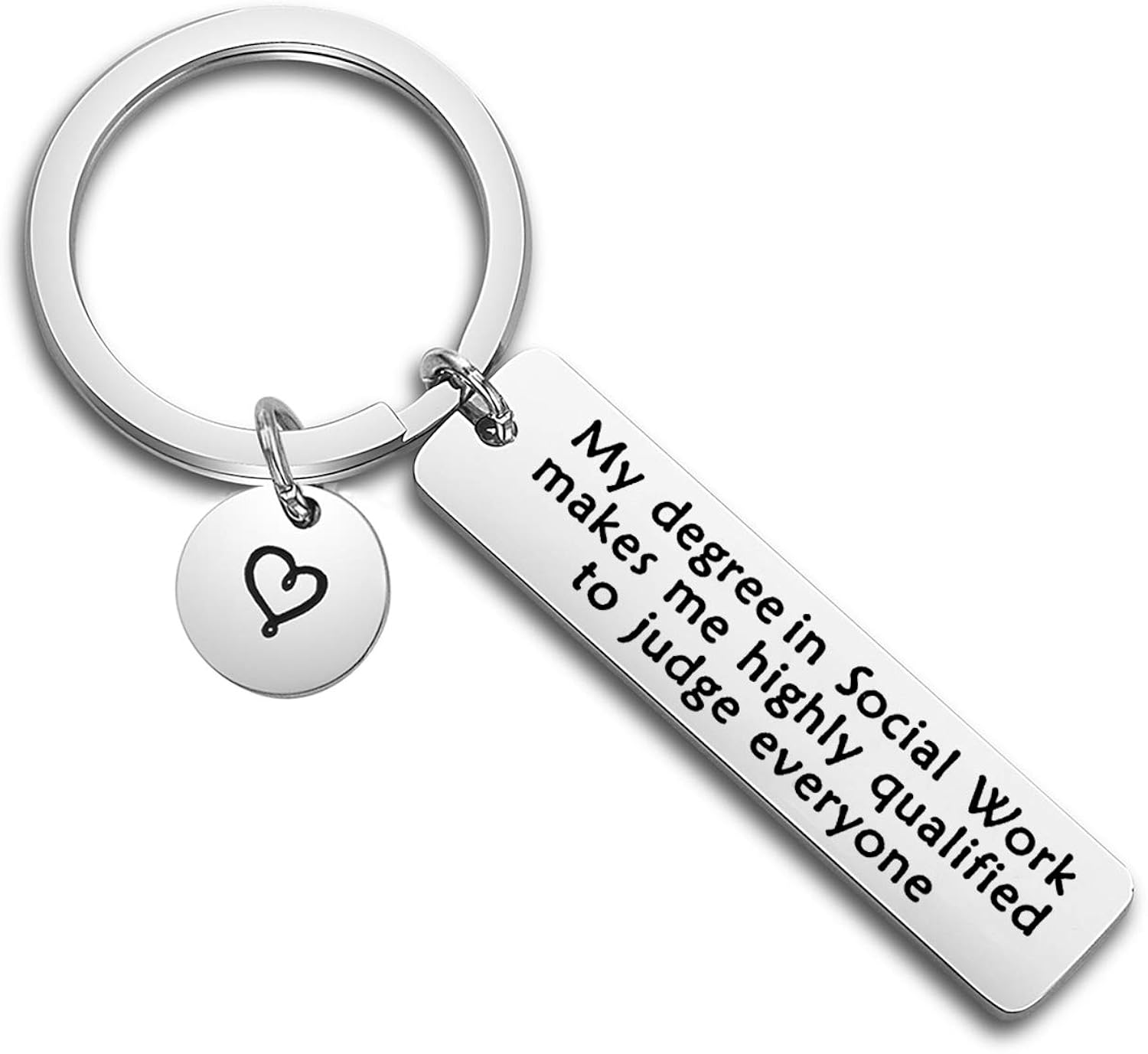 Amazon POTIY Social Worker Gift Funny Social Worker Keychain My amazon-potiy-social-worker-gift-funny-social-worker-keychain-my